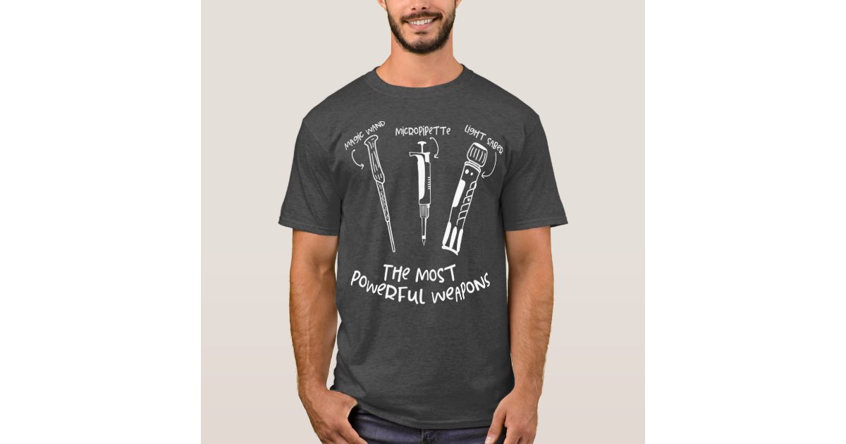 Science Chemistry Biochemistry Pipette Meme T-Shirt | Zazzle