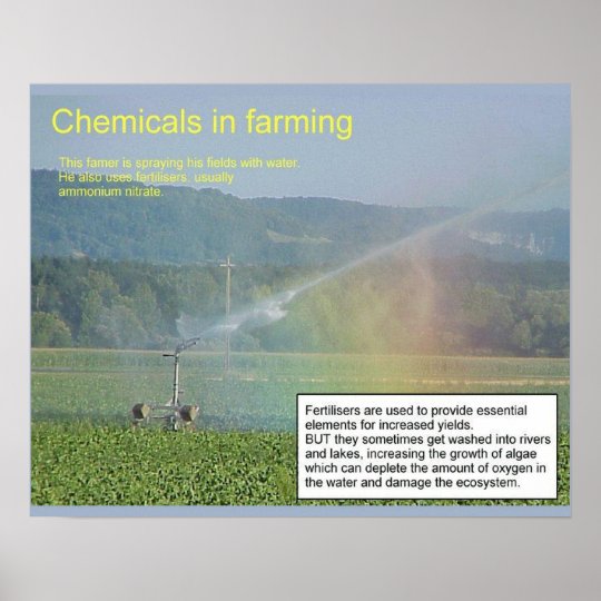 Science, Chemistry, Chemicals in farming Poster | Zazzle.com