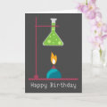 Science chemistry cute science equipment card | Zazzle