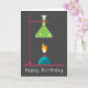 Science chemistry cute science equipment card | Zazzle