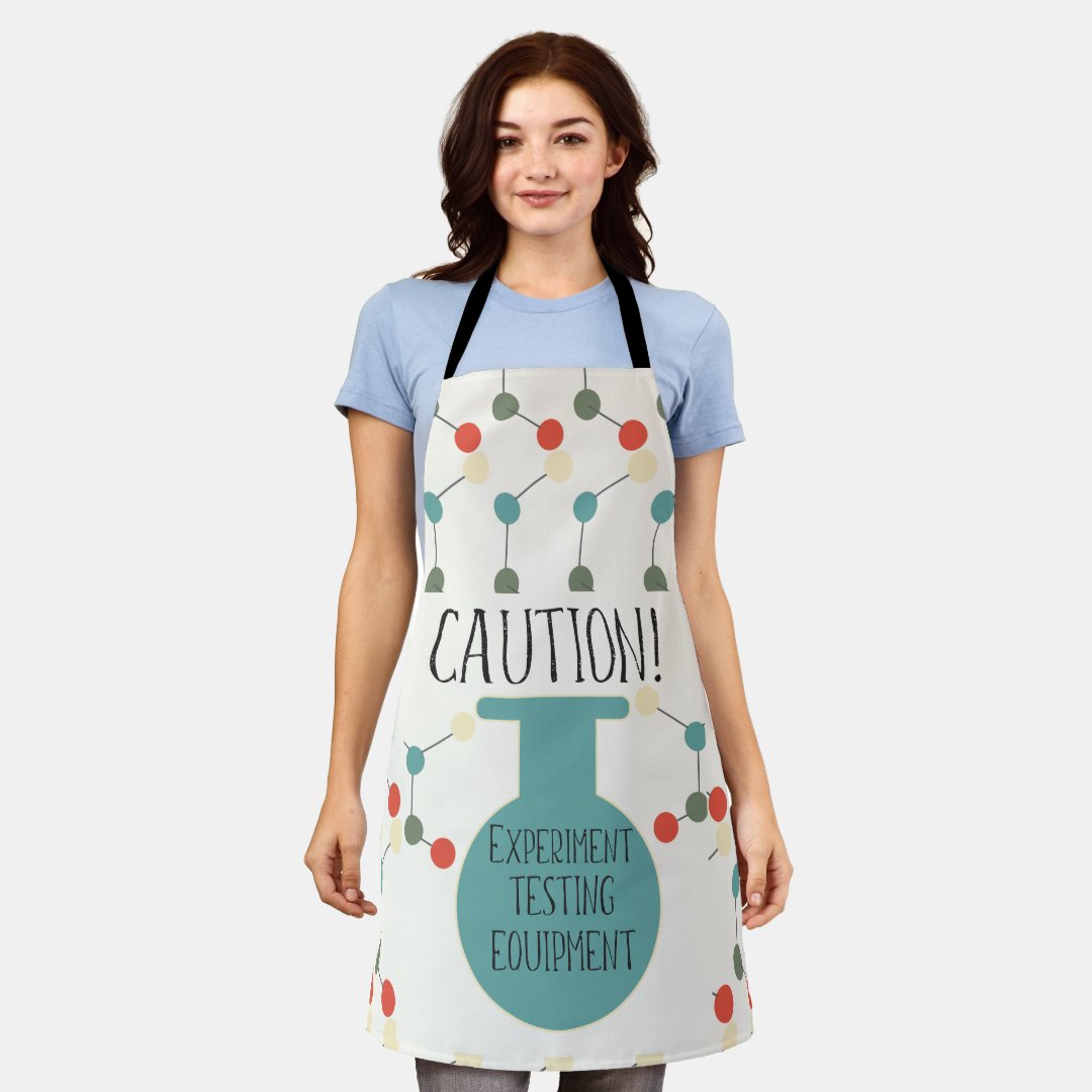 Science Chemistry Lab Teacher Student Class Apron | Zazzle