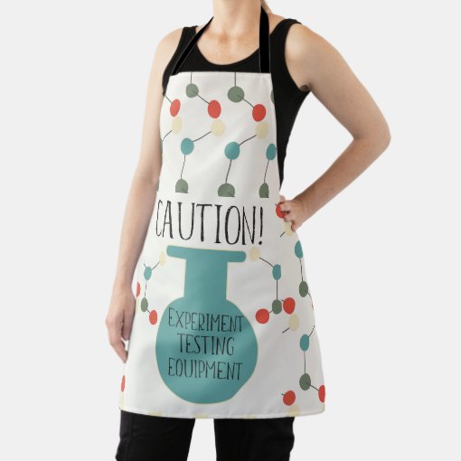 Science Chemistry Lab Teacher Student Class Apron | Zazzle