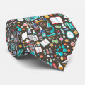 Science / Chemistry Pattern Neck Tie | Zazzle