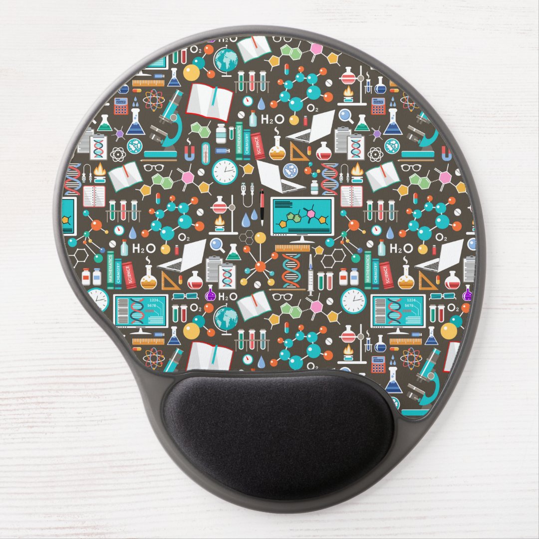 Science / Chemistry Patterned Gel Mouse Pad | Zazzle