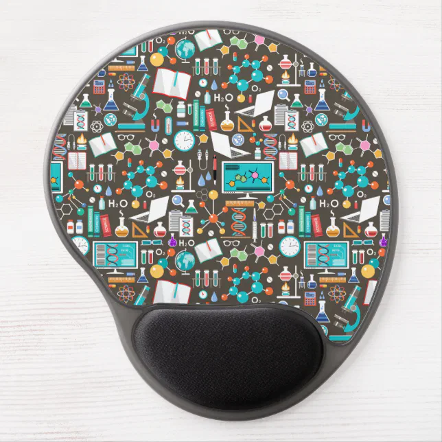 Science / Chemistry Patterned Gel Mouse Pad | Zazzle