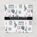Science Chemistry Scientist QR Code Social Media Square Business Card ...