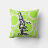 Science Chic - Microscope Throw Pillow | Zazzle