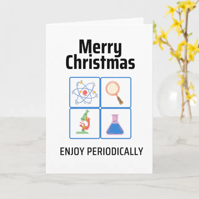 Science Christmas Card | Zazzle