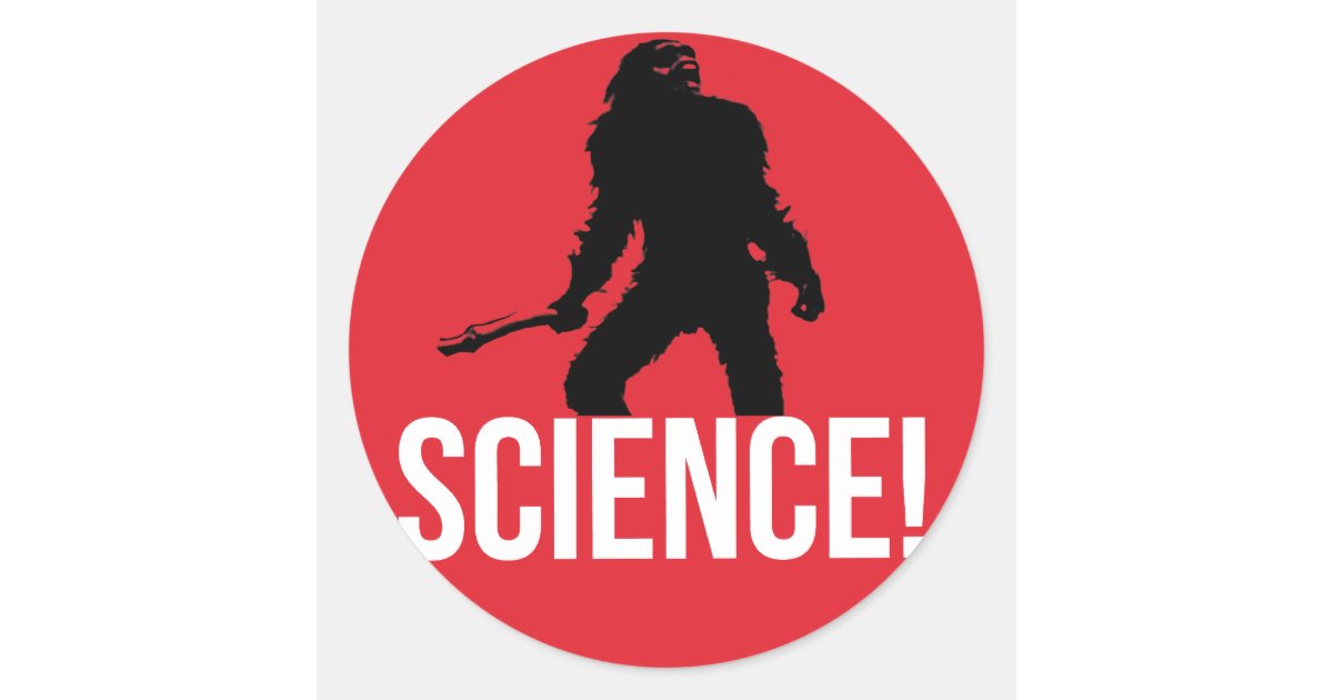 SCIENCE! CLASSIC ROUND STICKER | Zazzle