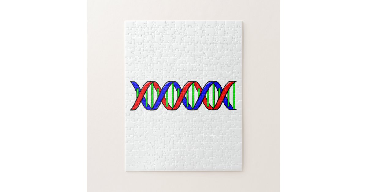 Science DNA Strand Jigsaw Puzzle | Zazzle