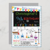 SCIENCE EXPERIMENT LABORATORY PARTY INVITATION | Zazzle