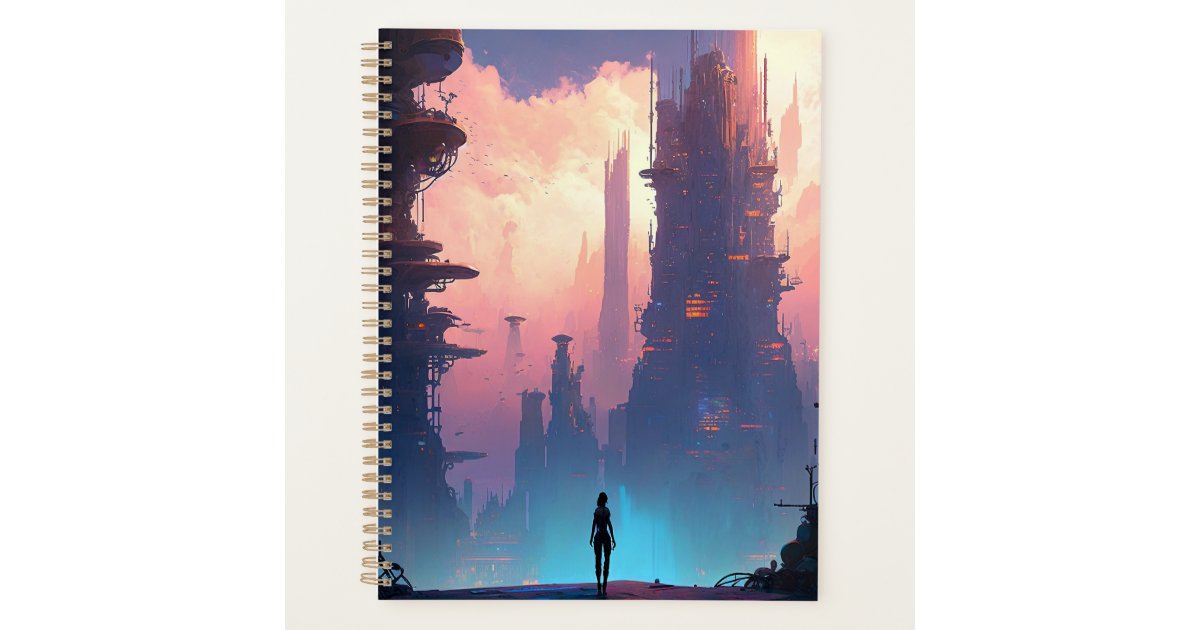 Science Fiction Futuristic City Planner | Zazzle