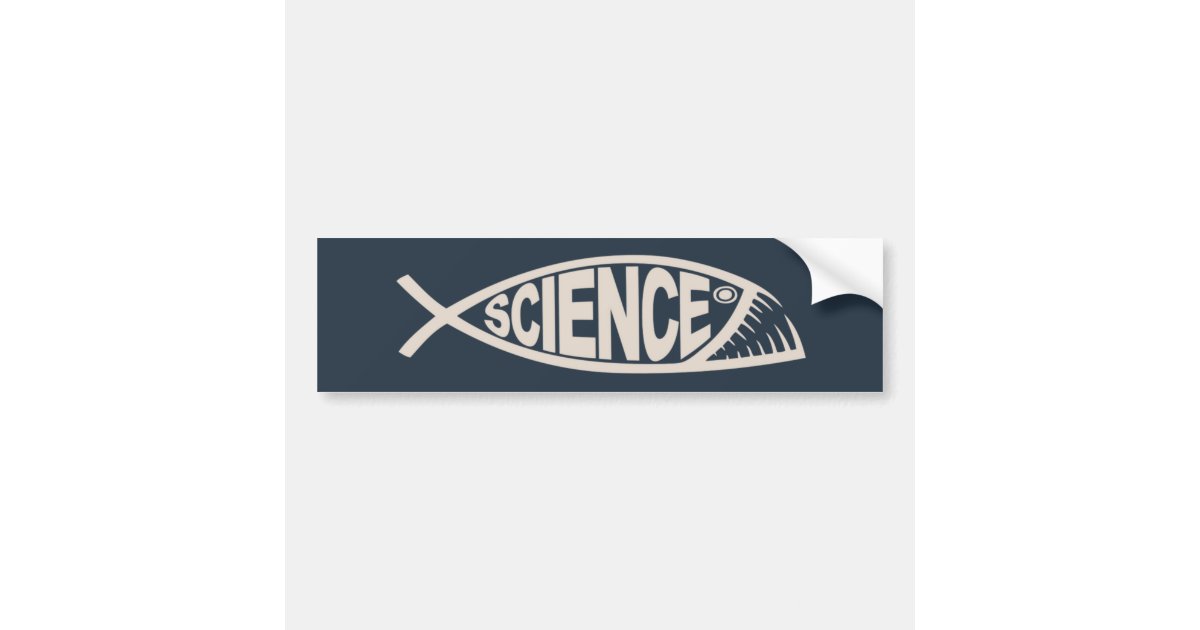 Science Fish II Bumper Sticker | Zazzle