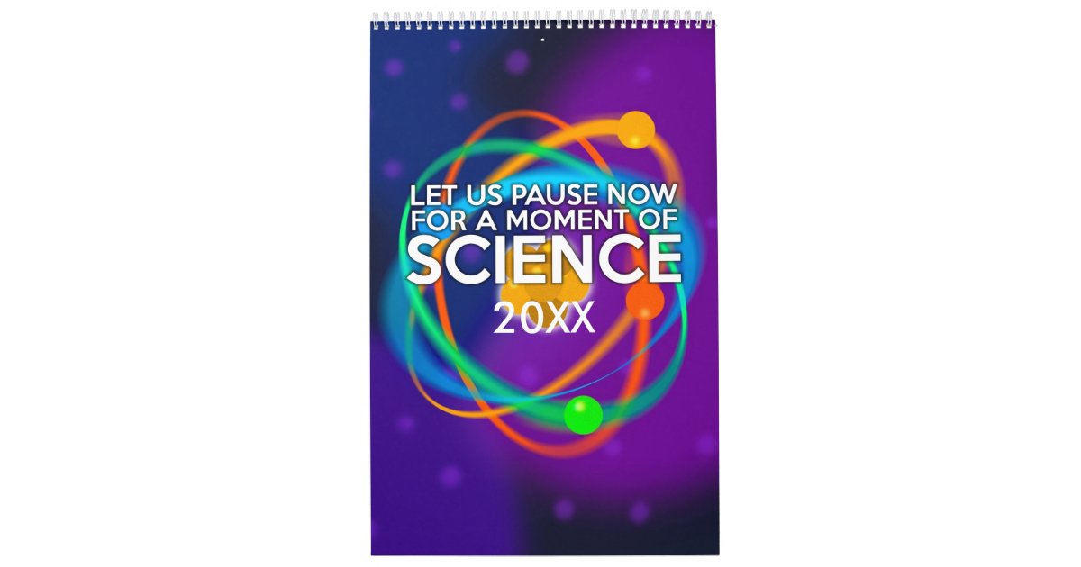 Science Geek Calendar | Zazzle