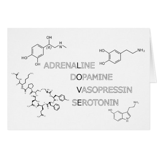 Science Geek Chemical Structure of Love Card | Zazzle