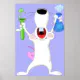 Science Geek Lab Rat Poster Print | Zazzle