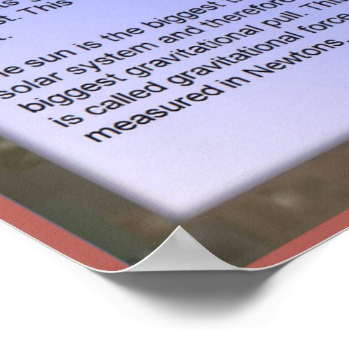 Science, Gravity Poster | Zazzle