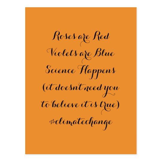 Science Happens Climate Change Postcard | Zazzle.com