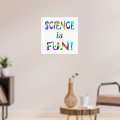 Science is Fun Poster | Zazzle