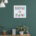 Science is Fun Poster | Zazzle