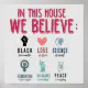 Science Is Real Black Lives Matter Love Is Love Poster | Zazzle