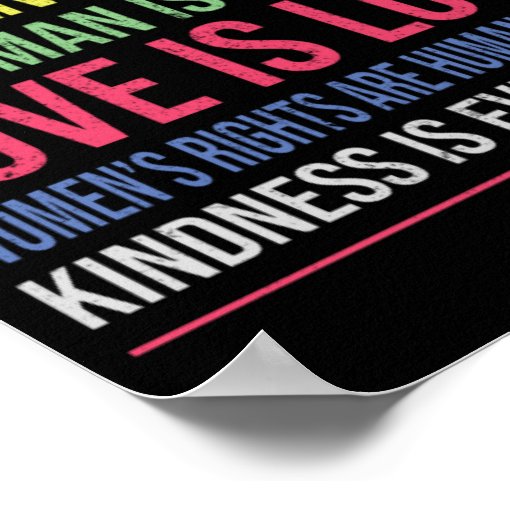 Science Is Real Black Lives Matter Poster | Zazzle