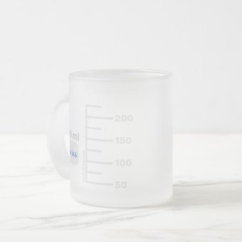 Science Lab Beaker Personalized Big Label Mug | Zazzle