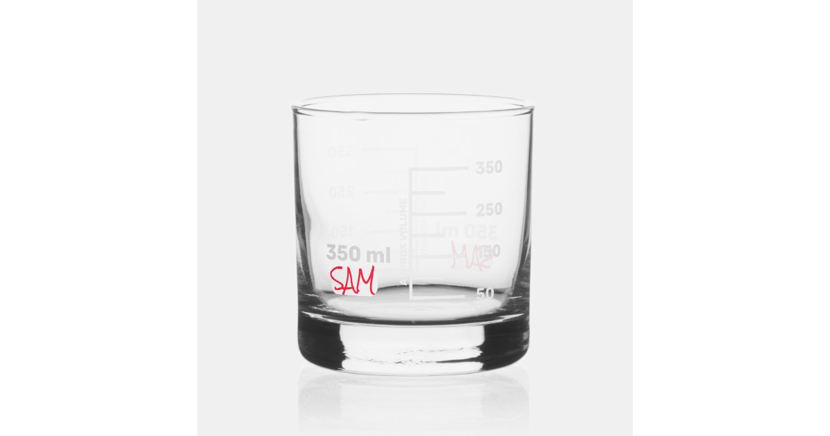 Science Lab Beaker Personalized Glass Chemistry | Zazzle