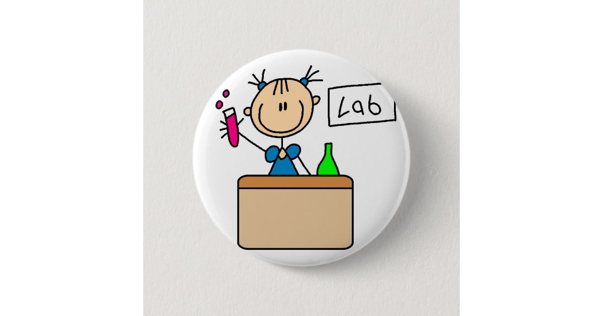 Science Lab Button | Zazzle