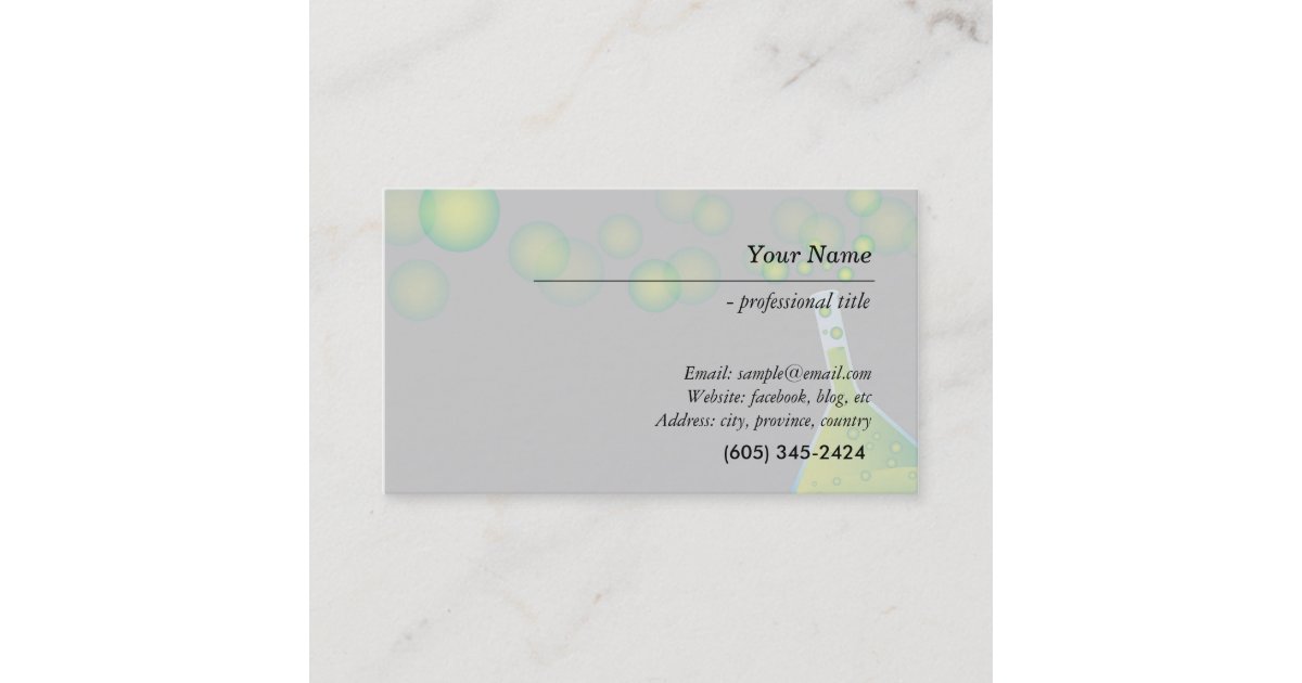 science, lab, chemistry scientists, researcher business card | Zazzle
