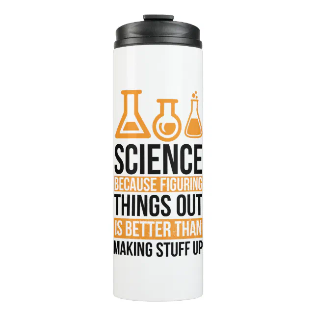 Science Lab laboratory technician Scientist Thermal Tumbler | Zazzle