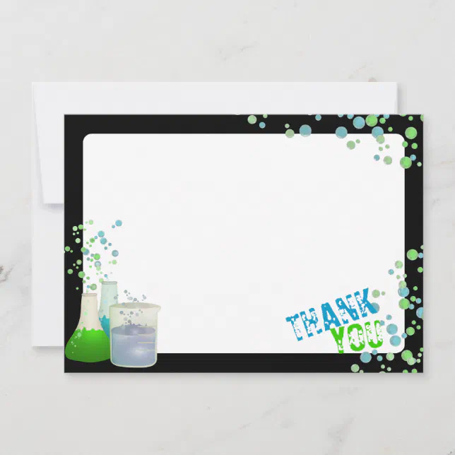 Science Lab Thank You | Zazzle