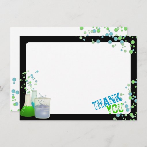 Science Lab Thank You | Zazzle