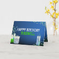 Science Laboratory Birthday Card | Zazzle