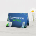 Science Laboratory Birthday Card | Zazzle
