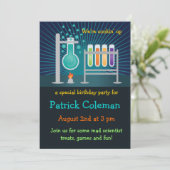 Science Laboratory Birthday Invitation | Zazzle