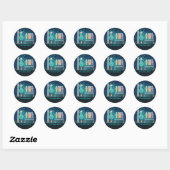 Science Laboratory Birthday Stickers | Zazzle
