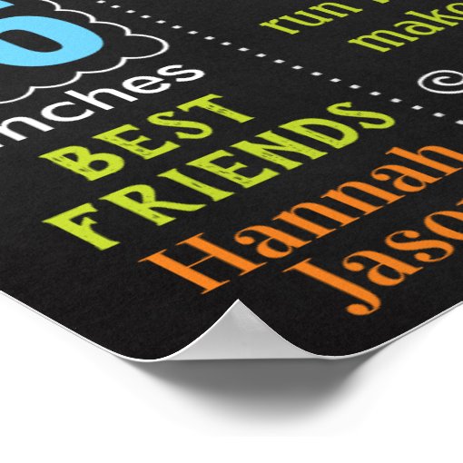 Science Mad Scientist Birthday chalkboard Poster | Zazzle