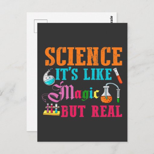 Science Magic Future Scientist Chemistry Student Postcard | Zazzle