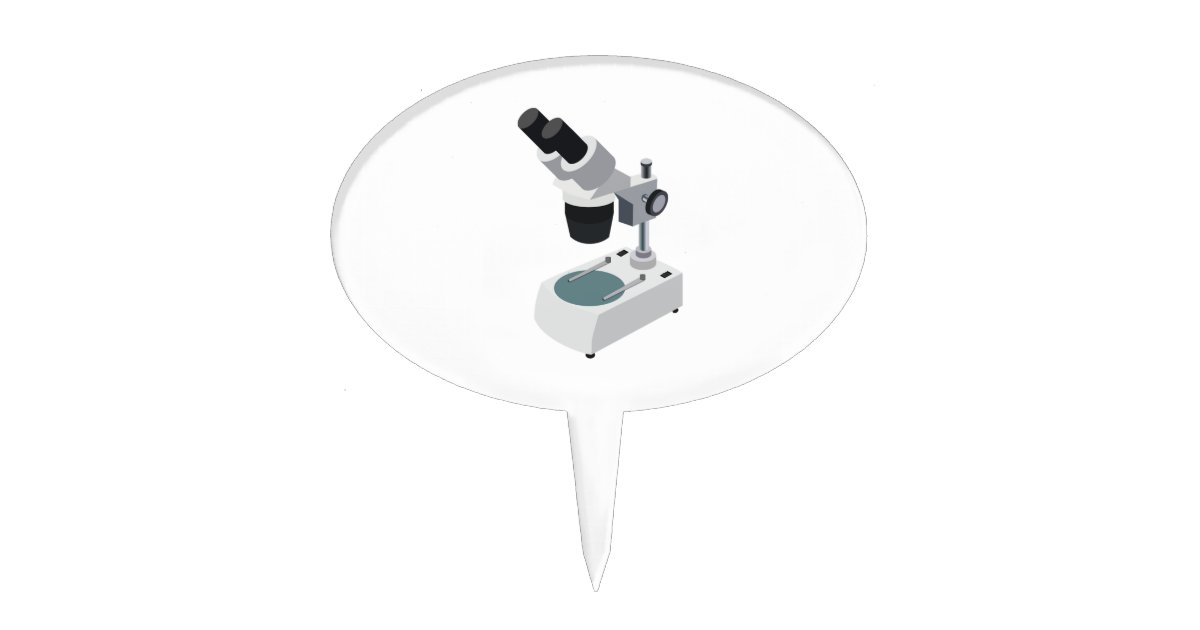 Science Microscope Cake Topper | Zazzle