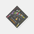 Science Paper Napkin Experiment Lab Birthday Party | Zazzle