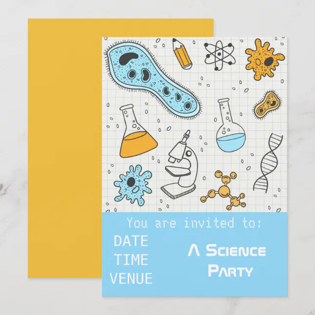 Science party chemistry experiments Party Invitati Invitation | Zazzle