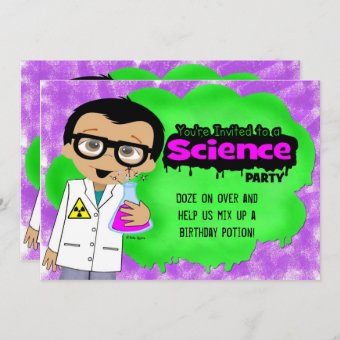 Science Party Invitation | Zazzle