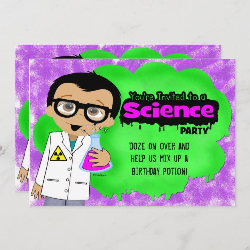 Science Party Invitation | Zazzle