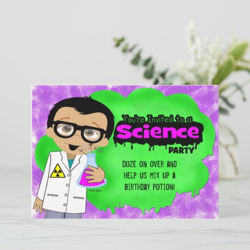 Science Party Invitation | Zazzle