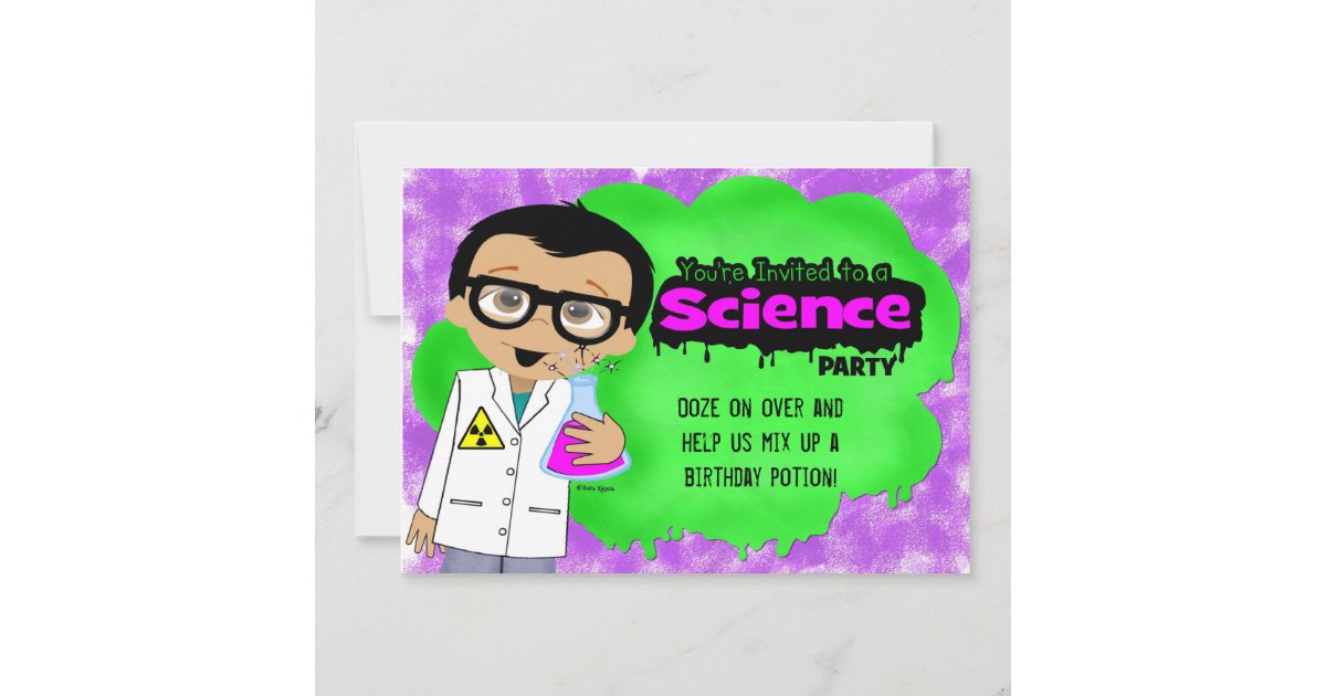 Science Party Invitation | Zazzle