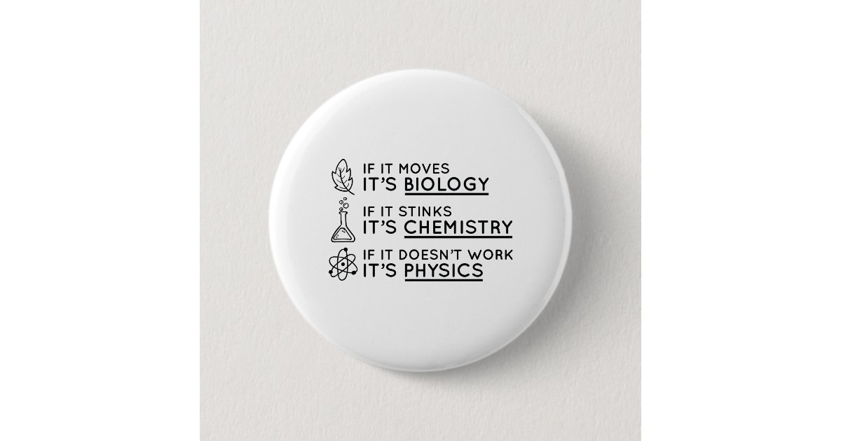 Science Pinback Button | Zazzle