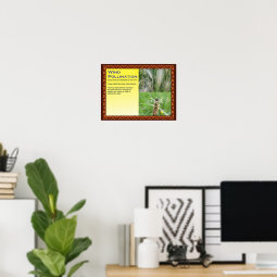 Science, Plants, Reproduction, Wind Pollination Poster | Zazzle