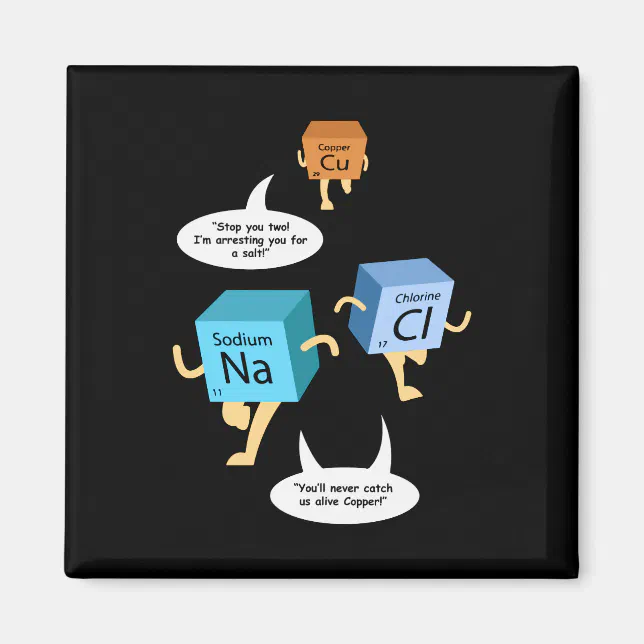 Science Teacher Geek Gag Magnet | Zazzle