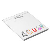 Science teacher gift school note pad | Zazzle